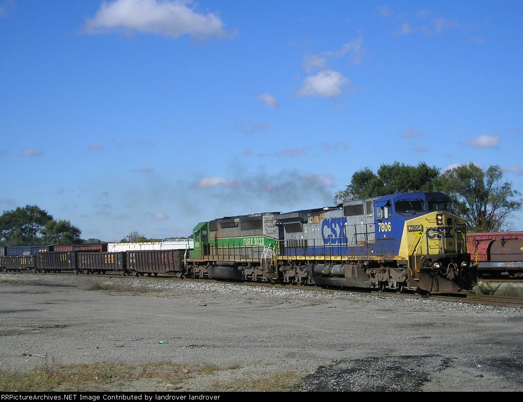 CSXT 7806 On CSX J 791 Eastbound